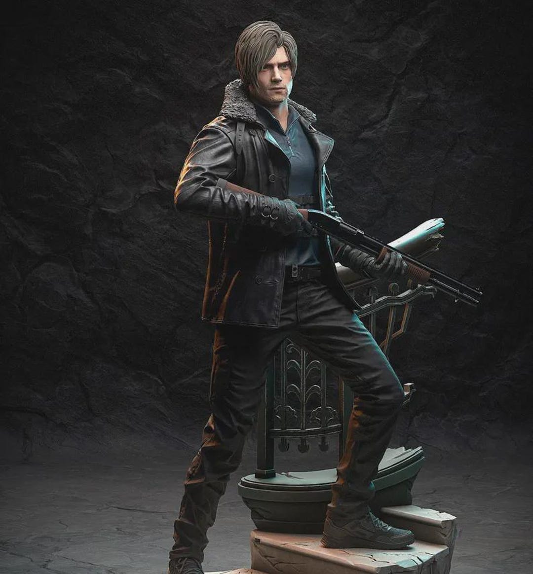 Leon Figure - Resident Evil Requiem - Highly Detailed Hand-painted Fan ...