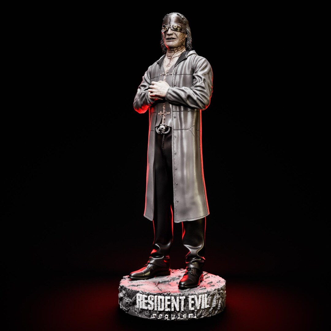 Viktor Gideon Resident Evil Requiem Figure – Hand Painted 16K Resin ...