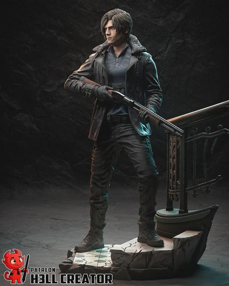 Leon Figure - Resident Evil Requiem - Highly Detailed Hand-painted Fan ...