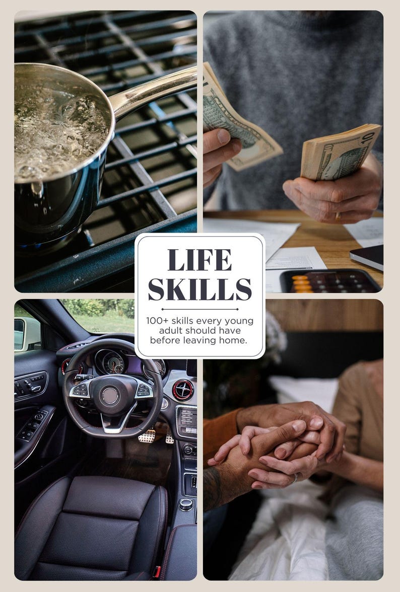 Life Skills Guide - 100+ Essential Skills for Entering Adulthood - Etsy