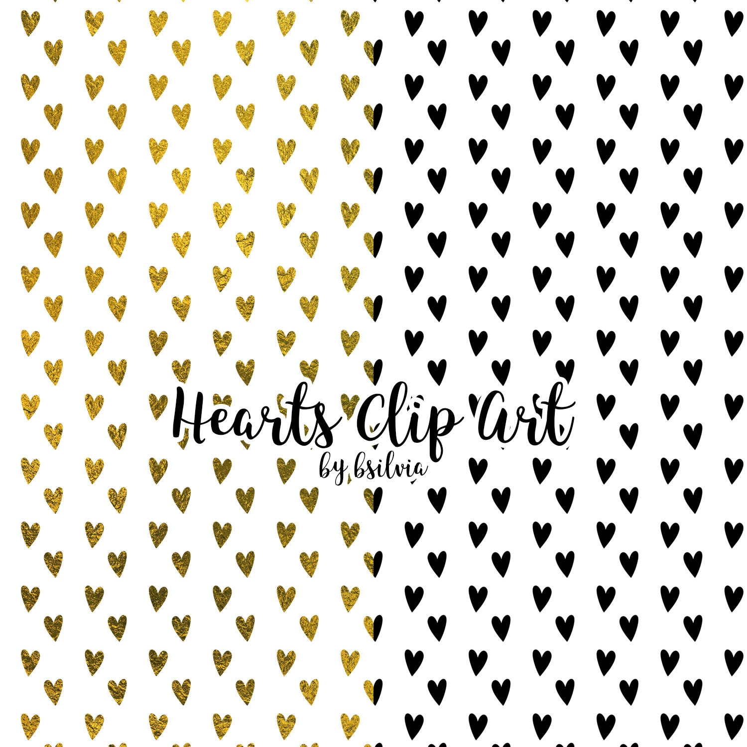 Hearts Clip Art Hearts Transparent PNG files Hearts | Etsy