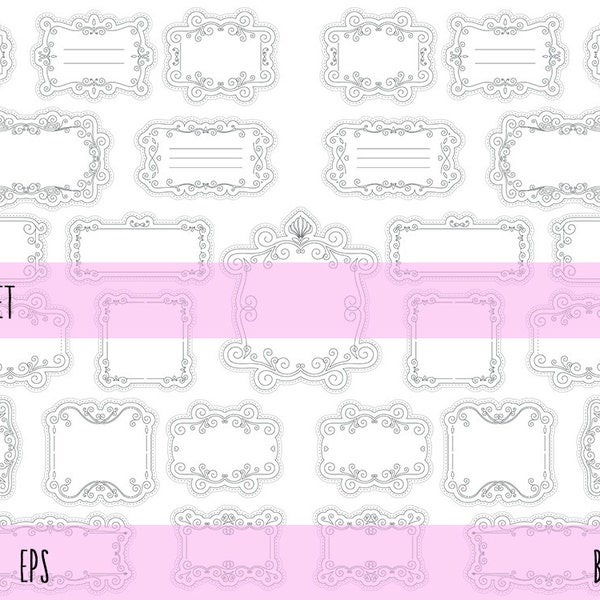 Labels Clip Art - Etsy