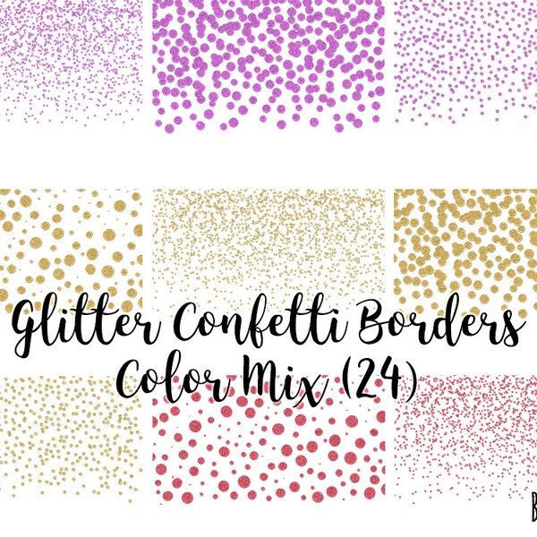 Rose Gold Confetti - Etsy