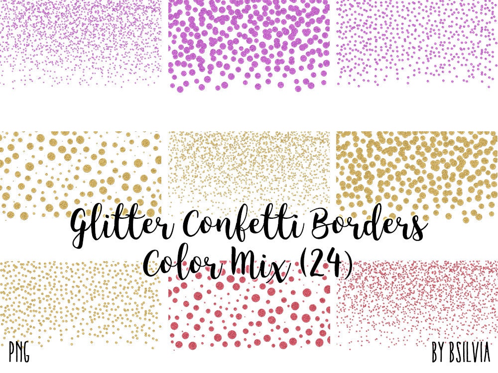 Confetti Border Png