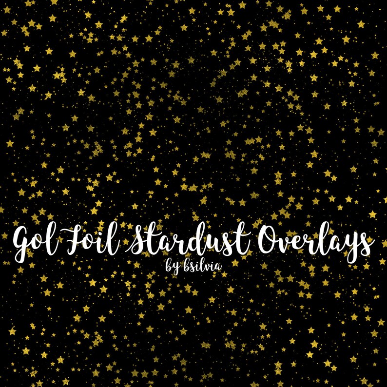 Gold Foil Stardust Clip Art, Gold Stars Transparent PNG Files, Gold ...