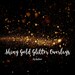 Shiny Gold Glitter Overlays, Yellow Glitter Overlays, Gold Glitter ...