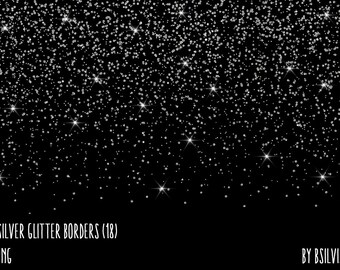 Dripping Silver Clipart Silver Glitter Drips Like Frosting - Etsy