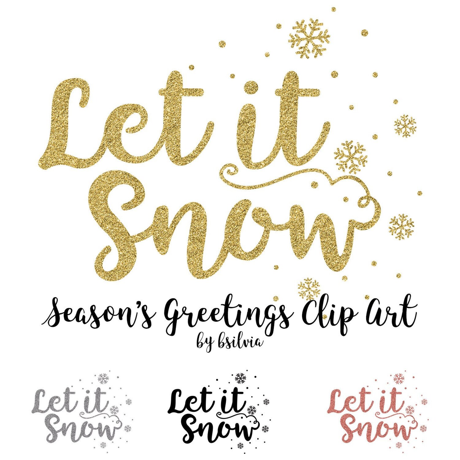 Season's Greetings Clip Art, Christmas Word Art Transparent PNG Files ...