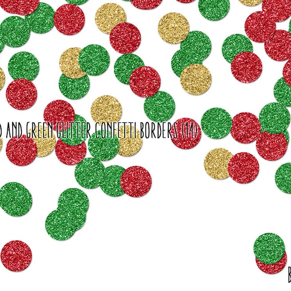 Confetti Borders - Etsy