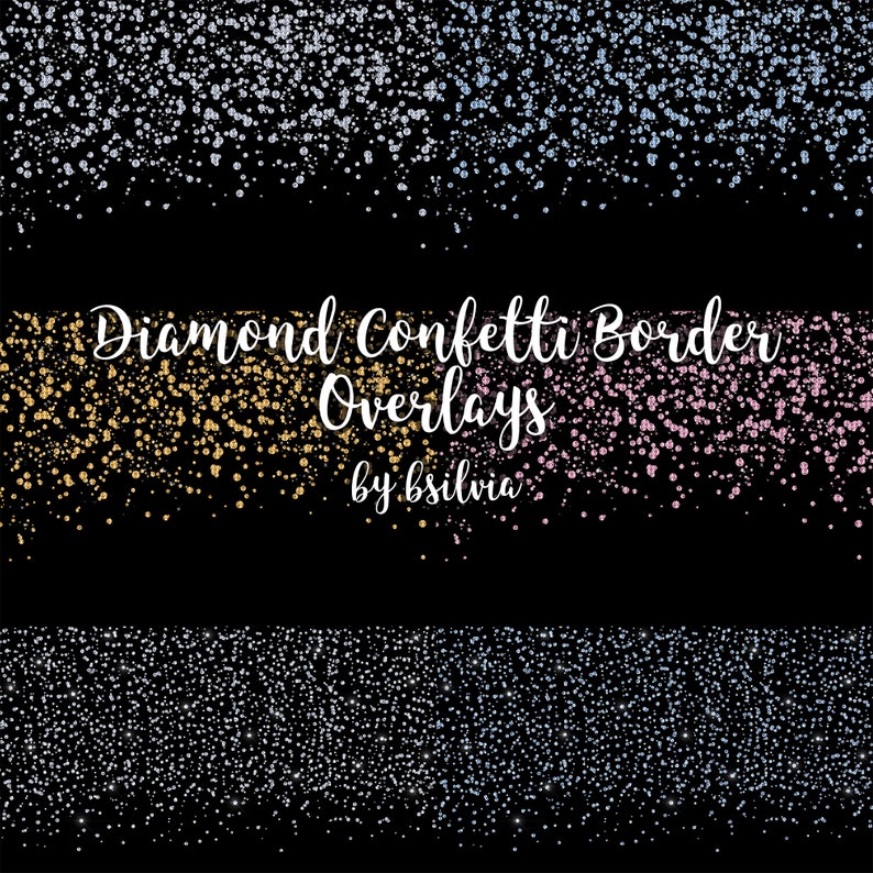 Diamond Confetti Overlays, Diamond Transparent PNG Files, Diamond ...