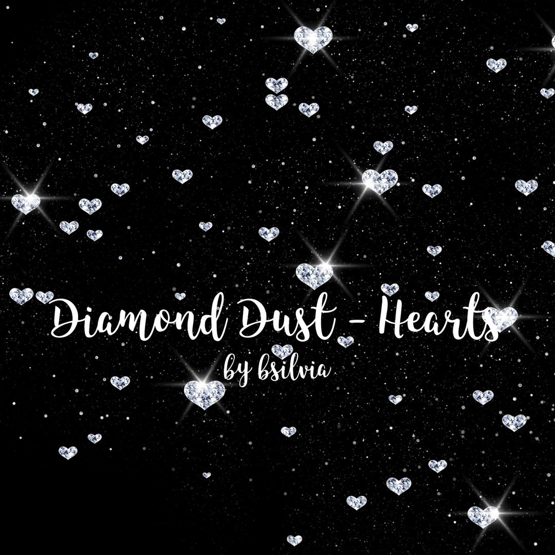 Diamond Dust, Hearts Diamond Dust Overlays, Valentine's Day Clip Art ...