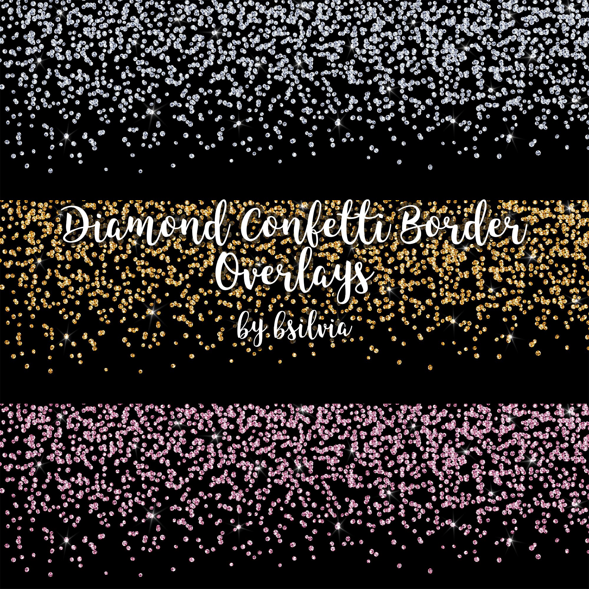 Diamond Confetti Overlays, Diamond Transparent PNG Files, Diamond ...