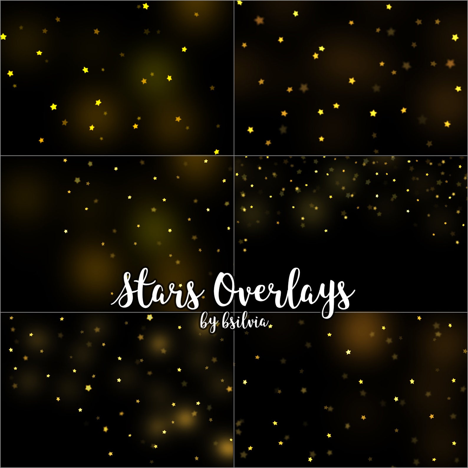 Gold Stars Overlays Gold Stars Bokeh Photo Overlays 18 JPG - Etsy