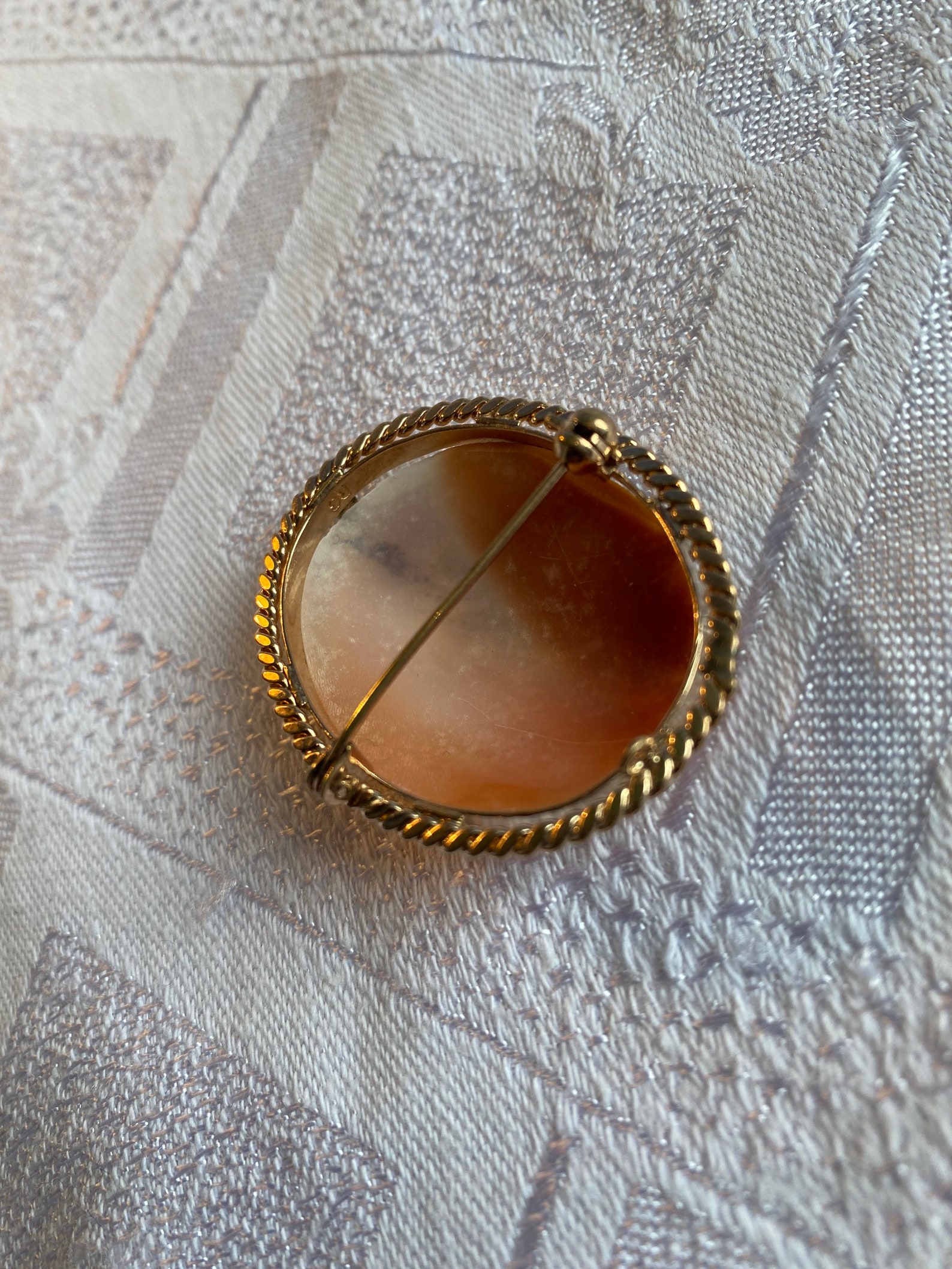 Mid Century Cameo Brooch, Rolled Gold, Ponytail Girl - Etsy
