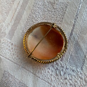 Mid Century Cameo Brooch, Rolled Gold, Ponytail Girl - Etsy