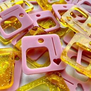 ACRYLIC Thread Drops | Floss Drops | Organiser Drop for Cross Stitch ...