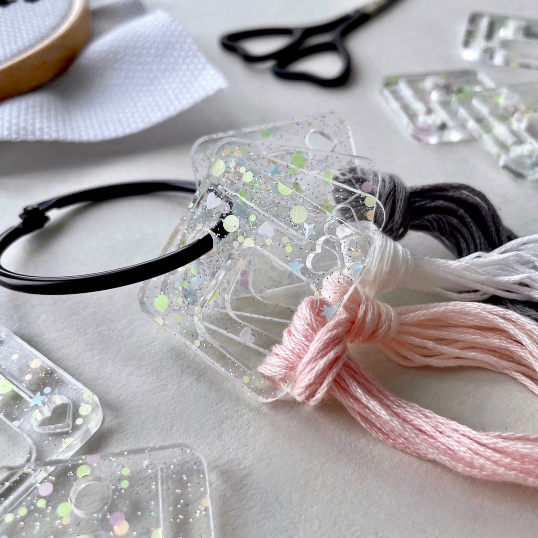 SPECIAL EDITION Acrylic Thread Drops | Floss Drops | Organiser Drop for ...