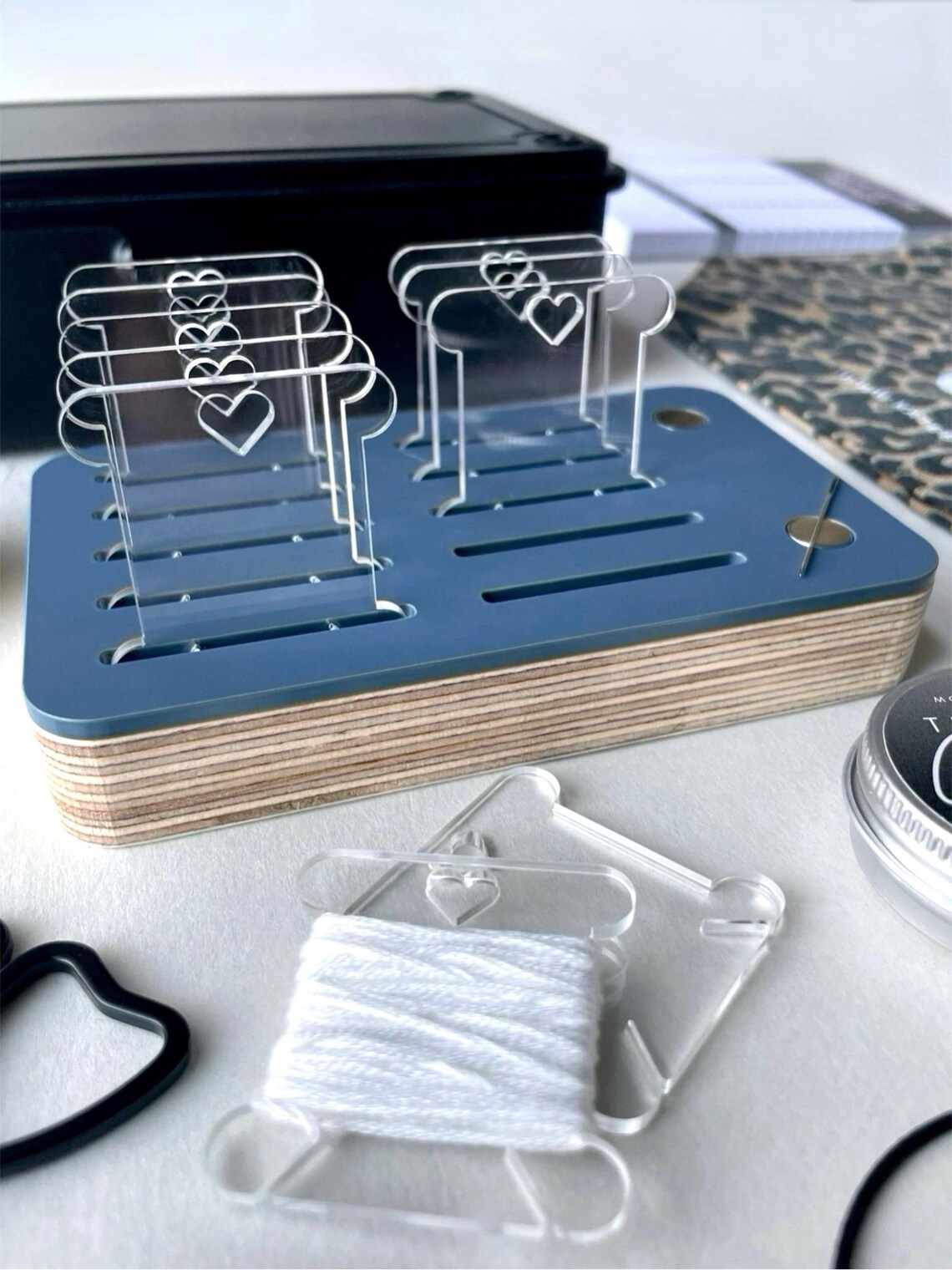 THE MINI | Embroidery Desk Tidy | Bobbin and Tool Organiser | Sewing ...