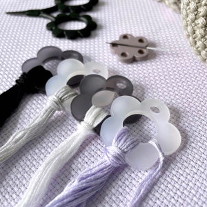ACRYLIC Flower Thread Drops | Floss Drops | Organiser Drop for Cross ...