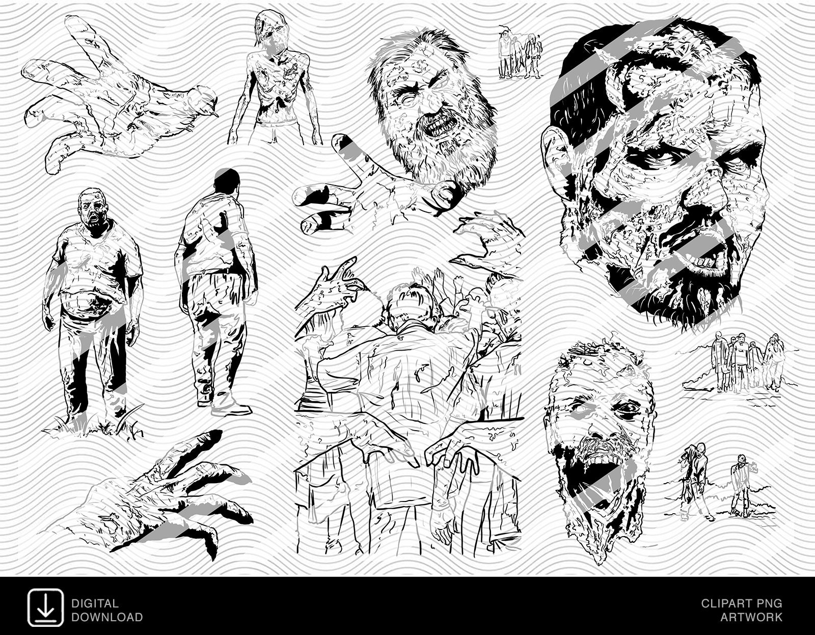 Free Halloween Zombie Clipart Png