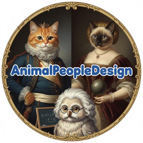 AnimalPeopleDesign - Etsy