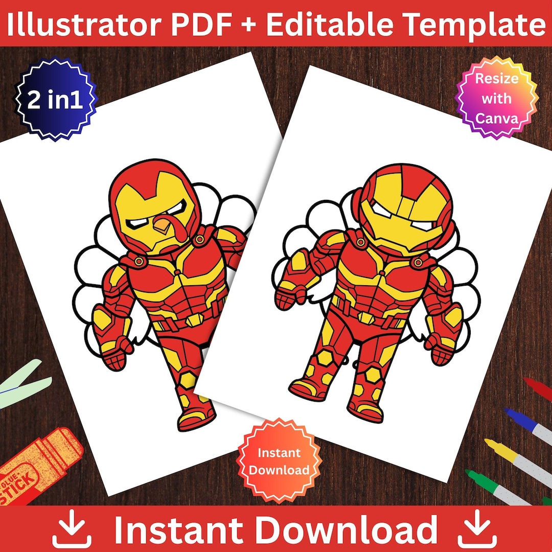 Disguise a Turkey Project Kit | Thanksgiving Craft Printable | Editable ...