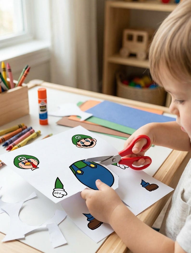 Mario Turkey in Disguise Printable, Thanksgiving Craft Activity, Funny ...