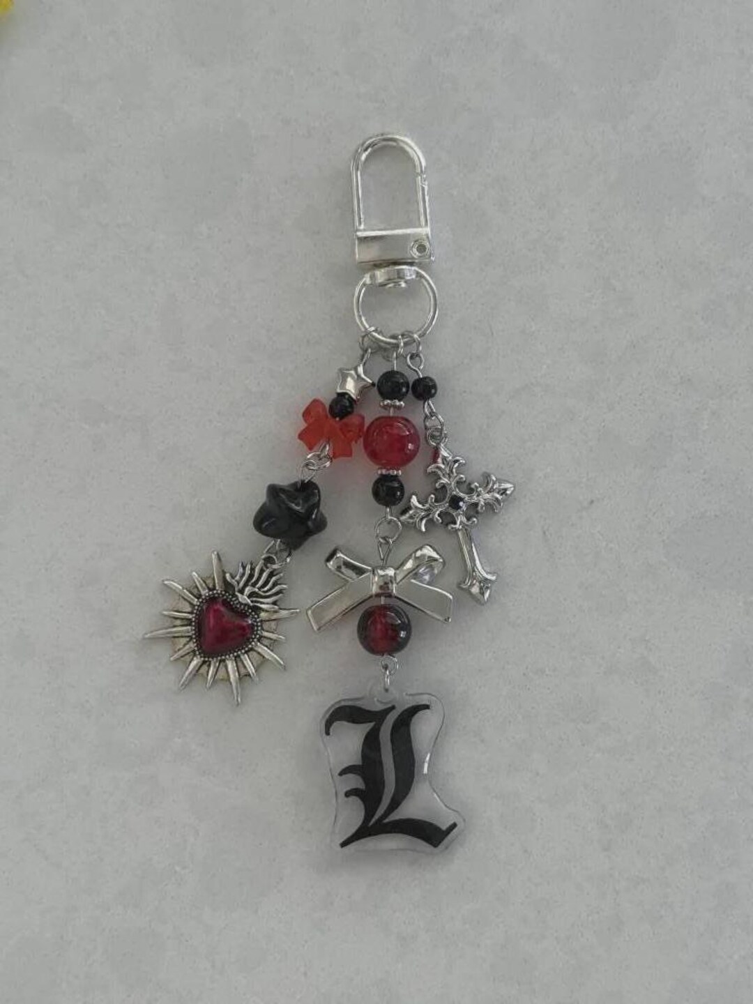 L Death Note Keychain - Etsy