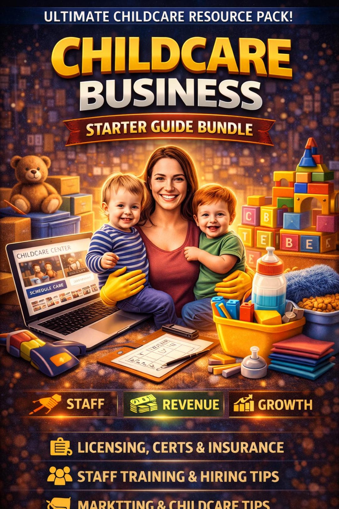 Childcare Business Starter Guide Bundle Ebook - Etsy