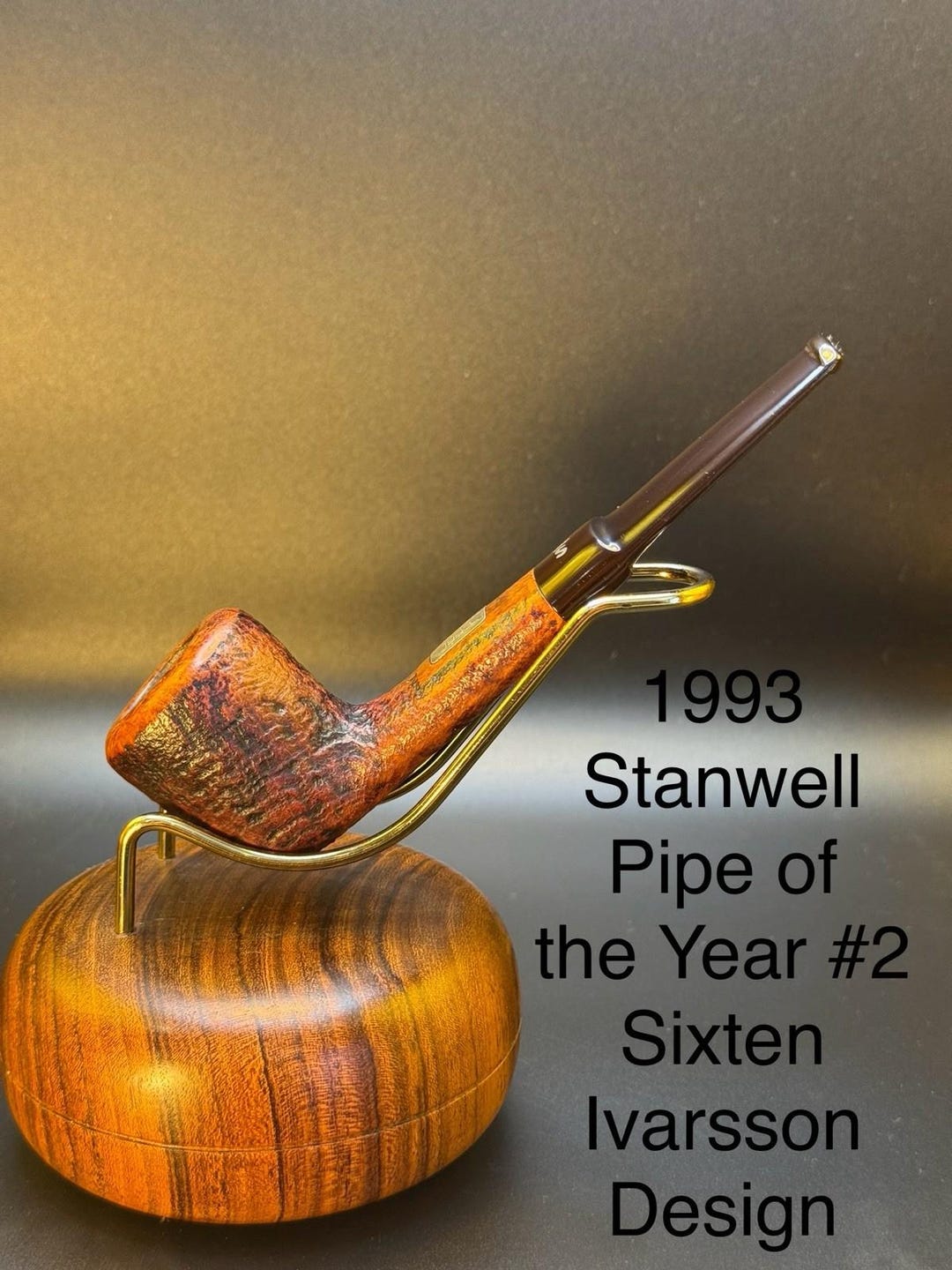 Vintage 1993 Stanwell Pipe of the Year Sixten Ivarsson Design Tobacco ...