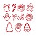 Hand Drawn Christmas Clipart Bundle | Digital Download - Etsy UK