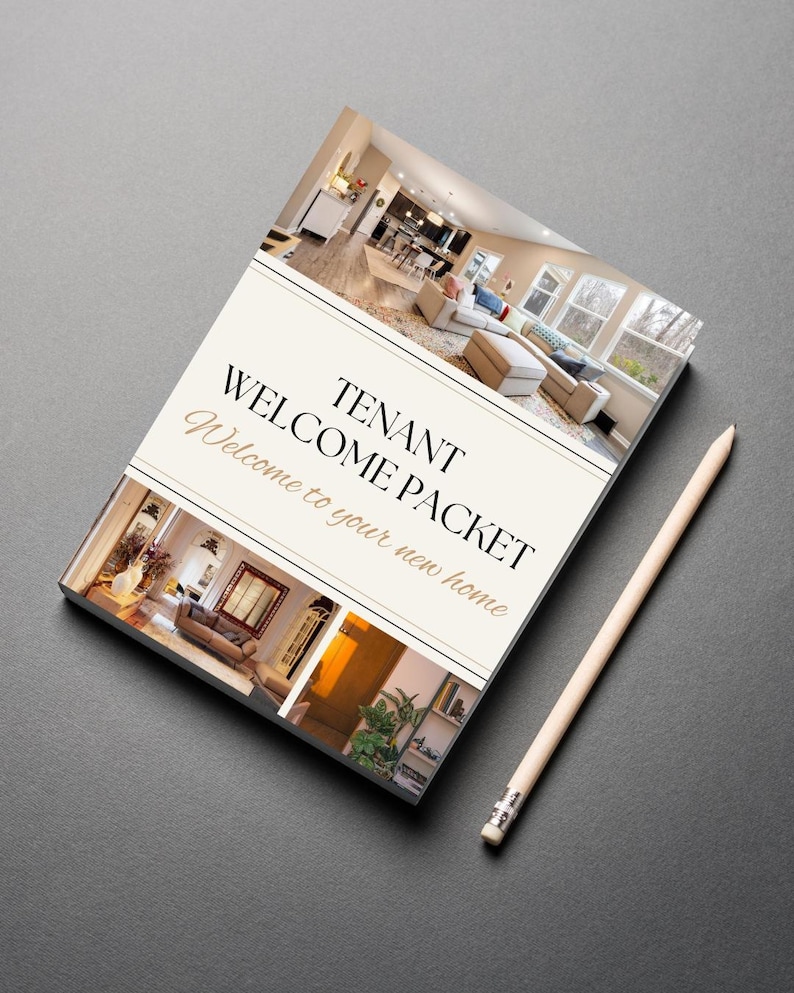 Tenant Welcome Packet Template Editable Landlord Rental Onboarding ...