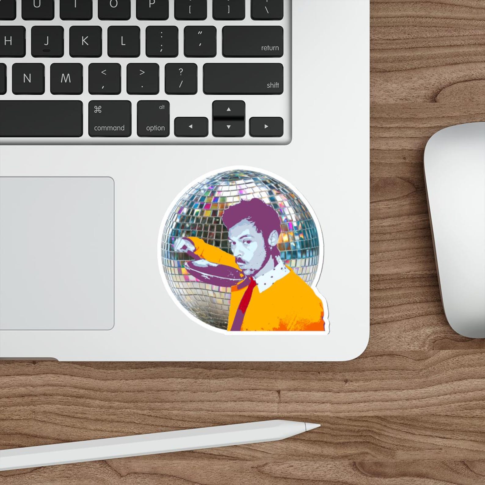 Harry Styles Drinking Soup Sticker | Disco Ball, Matte Vinyl Die-cut - Etsy