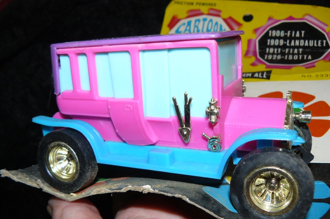 Vintage Cartoon Old Time Cars 1926 ISOTTA Toy CAR Mint on Package - Etsy