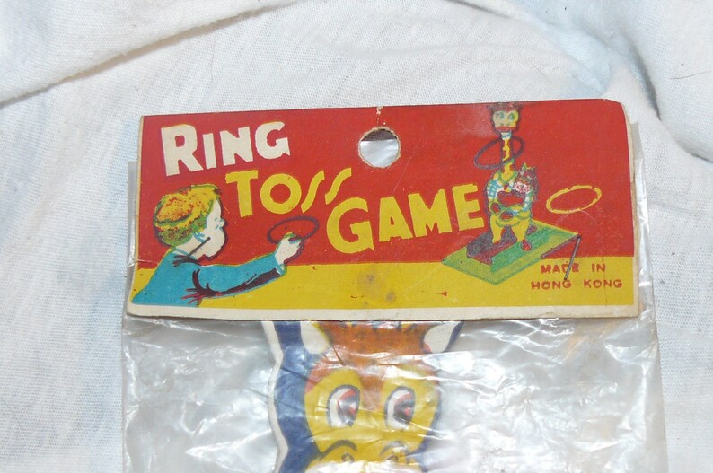 Vintage Old Store Stock RING TOSS Game Mint in Package Giraffe and ...