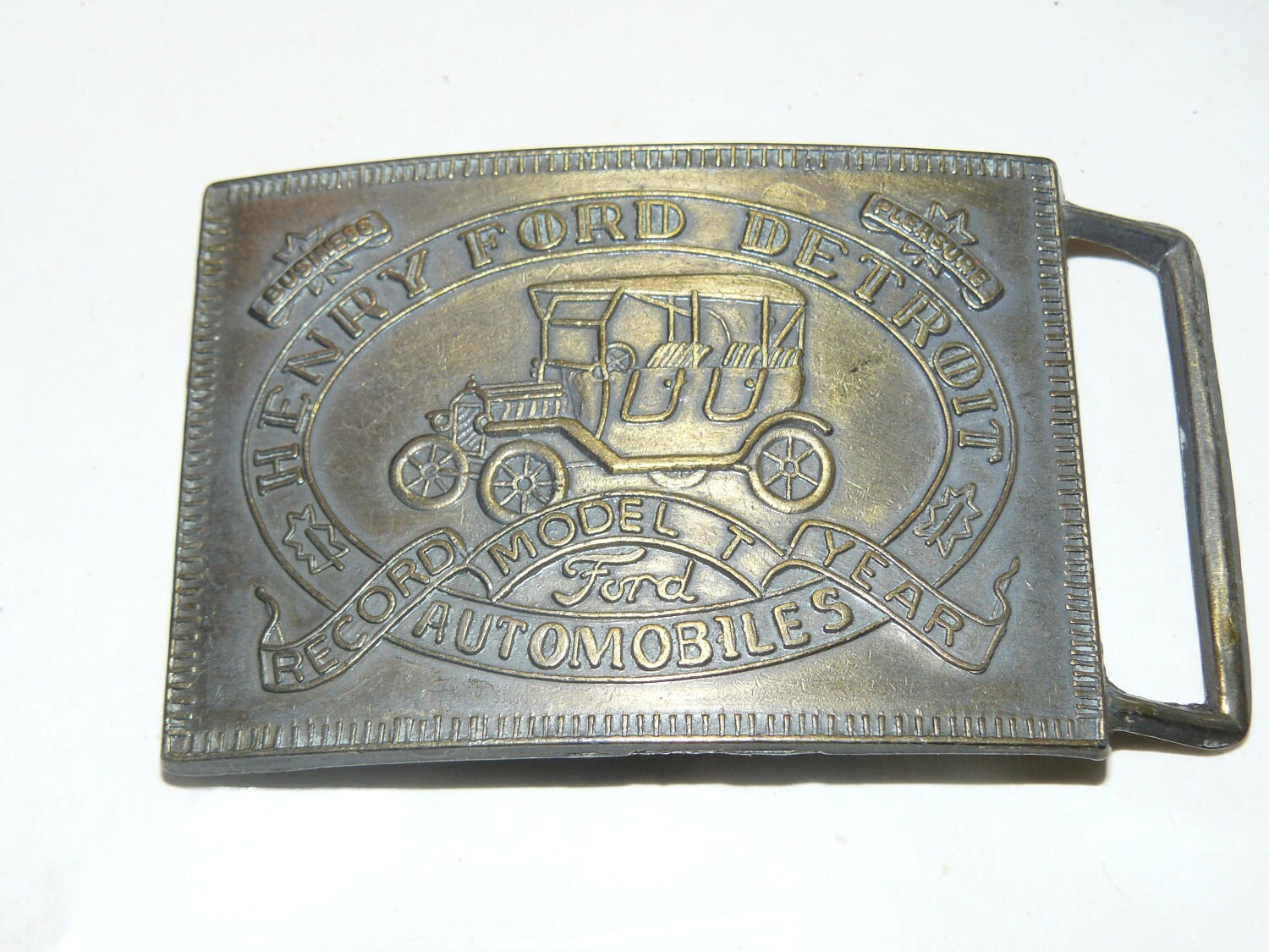 Vintage Belt Buckle Henry Ford Detroit MODEL T Car Buckle - Etsy