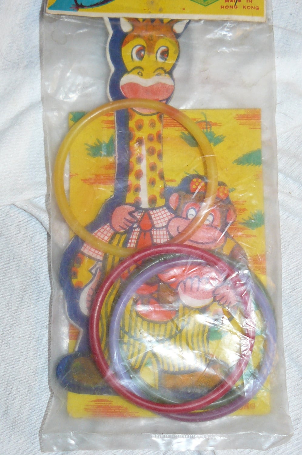 Vintage Old Store Stock RING TOSS Game Mint in Package Giraffe and ...