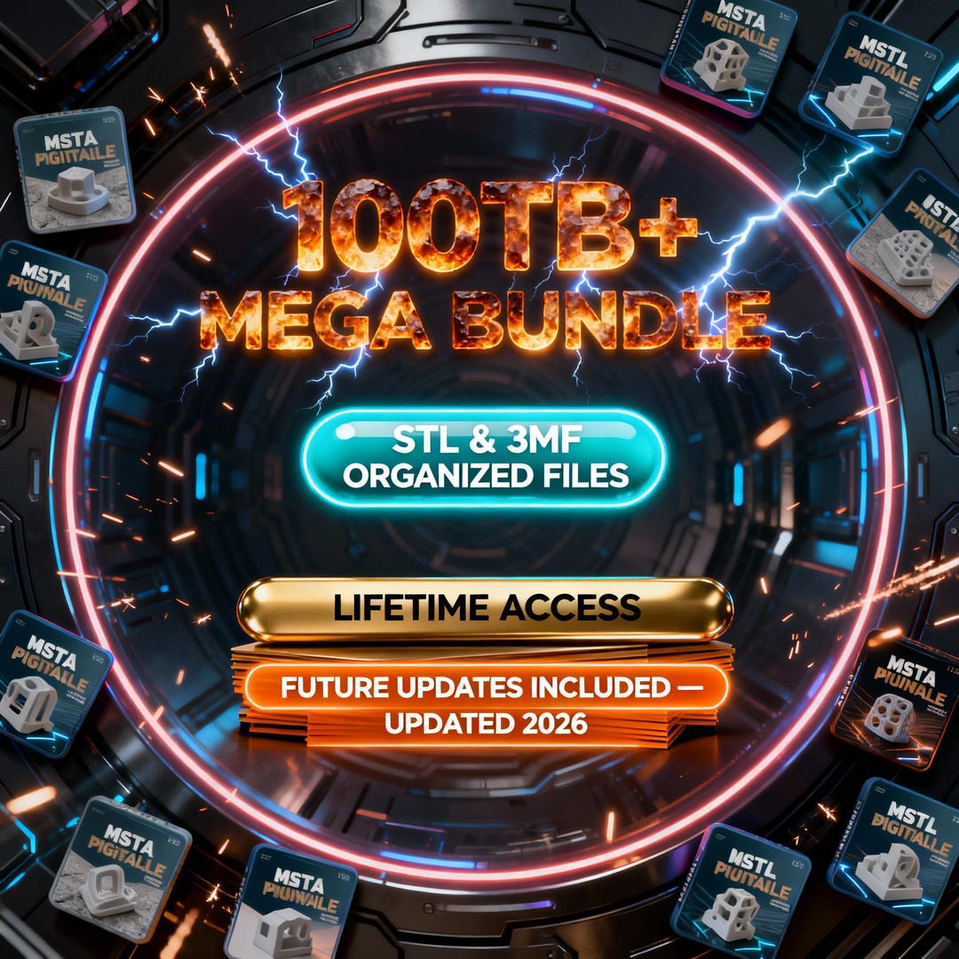 3D Print STL Pack, Mega Bundle 200.000 STL Files, Stl Bundles ...