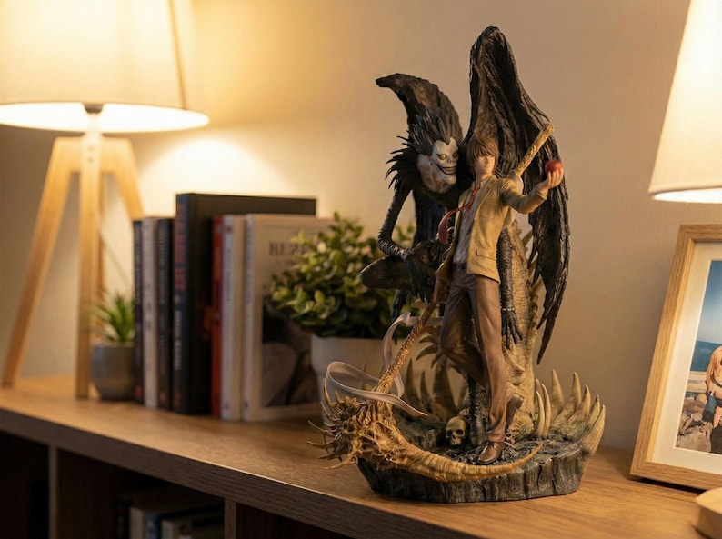 Death Note Ryuk & Light Figure | Large Scale Resin Statue | Hand ...