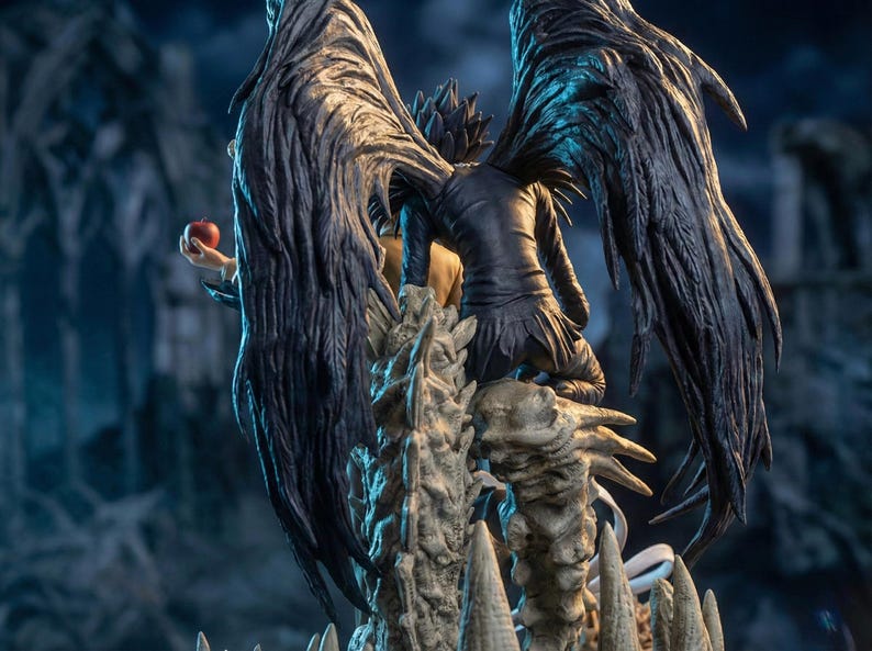 Death Note Ryuk & Light Figure | Large Scale Resin Statue | Hand ...