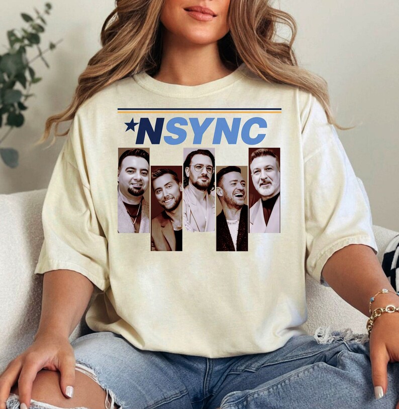 Retro Nsync 90s Png, in My Nsync Reunion Era Png, Nsync Band Merch ...