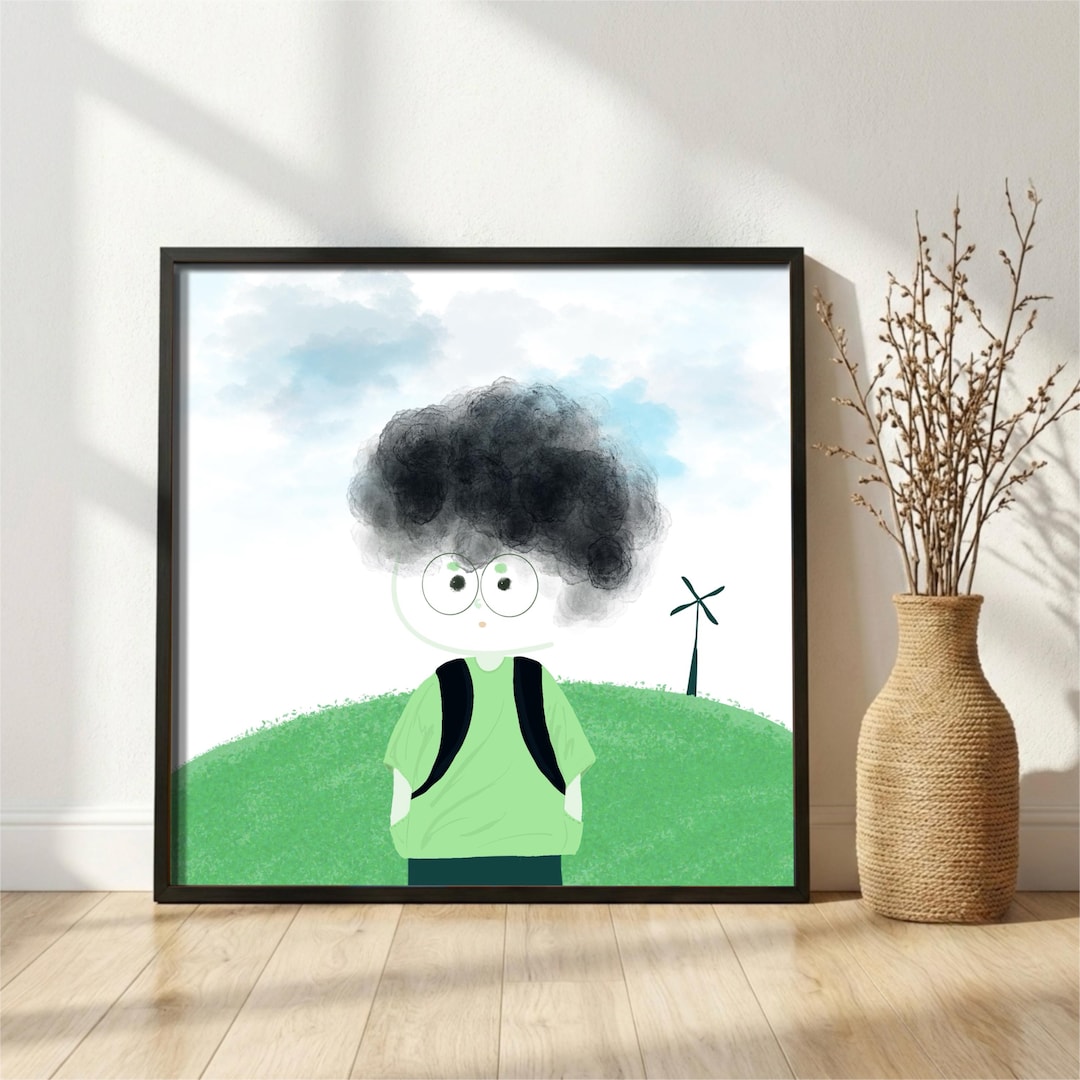 Boy - Digital Art Print - Etsy