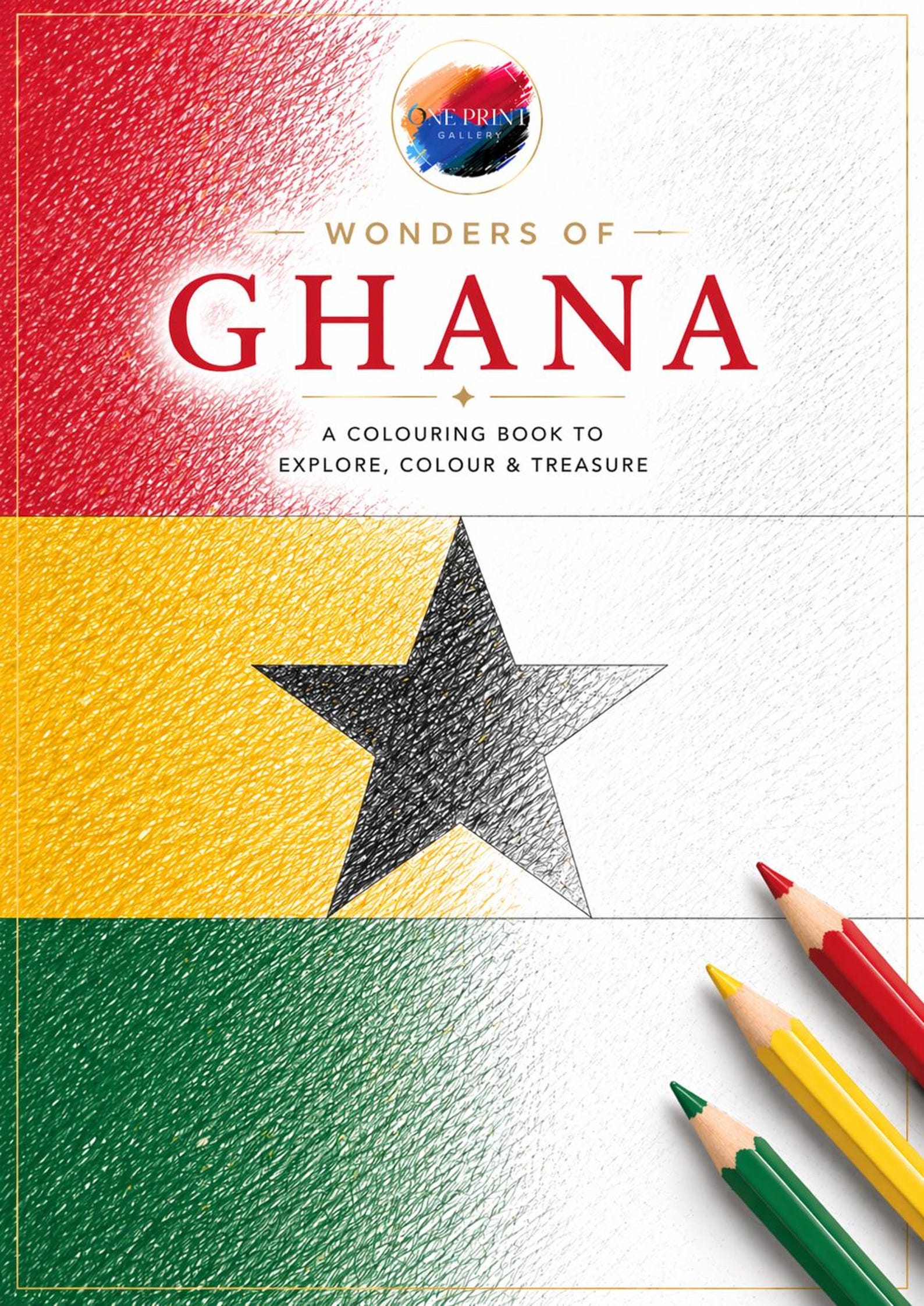 Wonders of Ghana Colouring Book | Culture, Landmarks, Africa Art ...