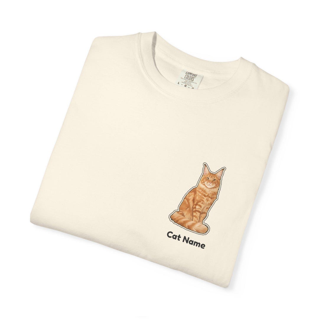 Custom Cartoon Cat T-shirt From Photo | Personalized Kitten ...