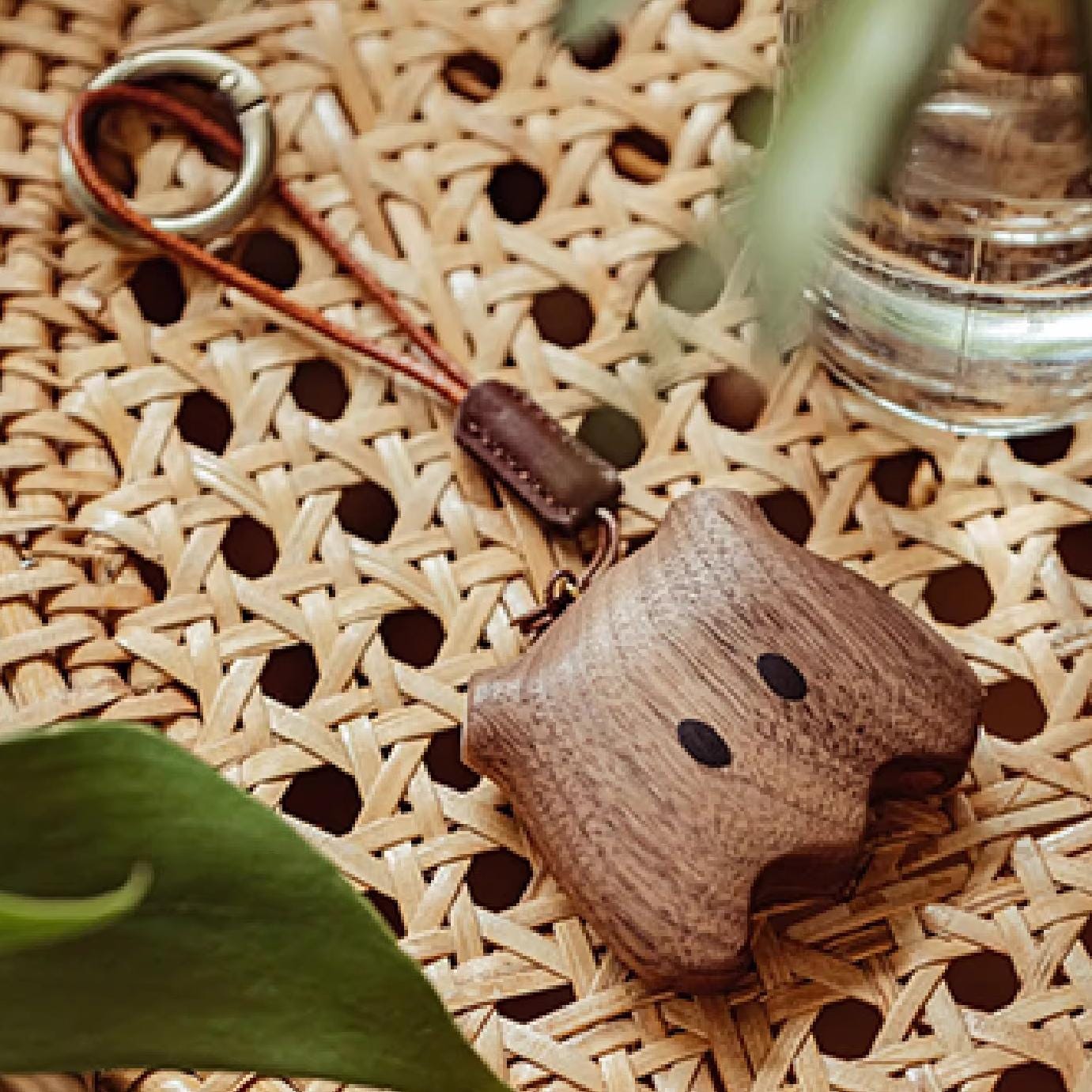 Handcrafted Unique Walnut Wood Couple Pendants, Customizable With ...