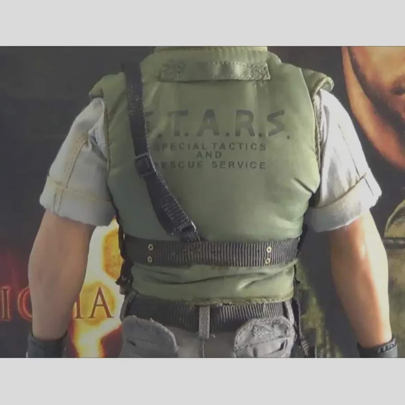 Chris Redfield STARS Vest – Resident Evil Inspired Cosplay Military ...
