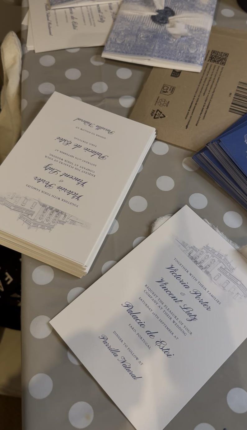 Luxury Wedding Invitation Canva Template | Elegant Two-page Invite for ...