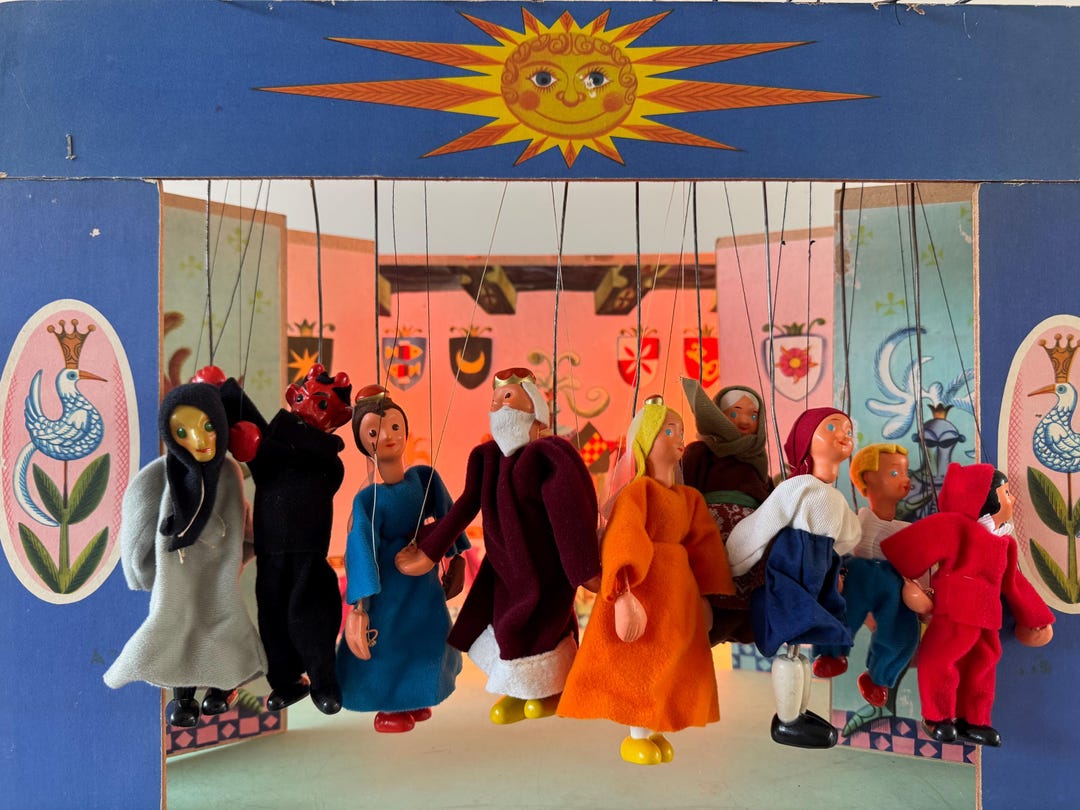 Vintage JAWA Puppet Theater 1960s – Complete Czechoslovak Loutkové ...