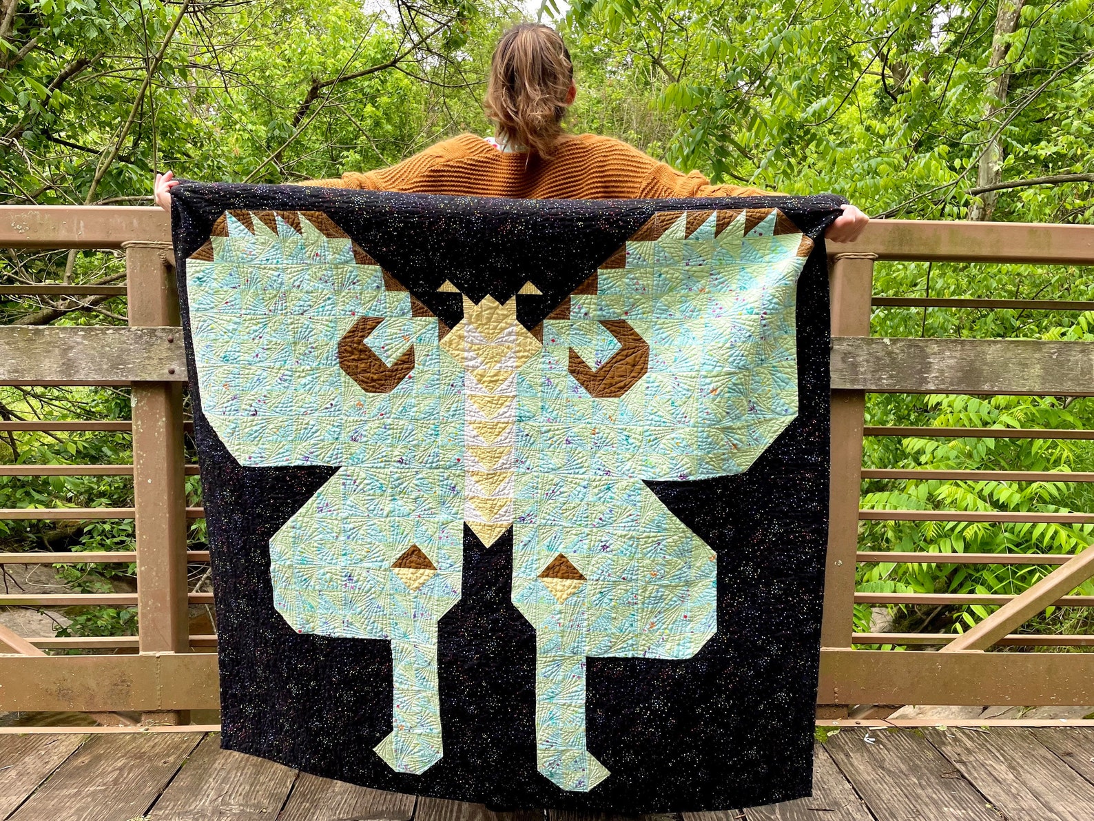 The Luna Moth Quilt Pattern - Etsy
