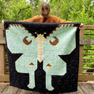 The Luna Moth Quilt Pattern - Etsy